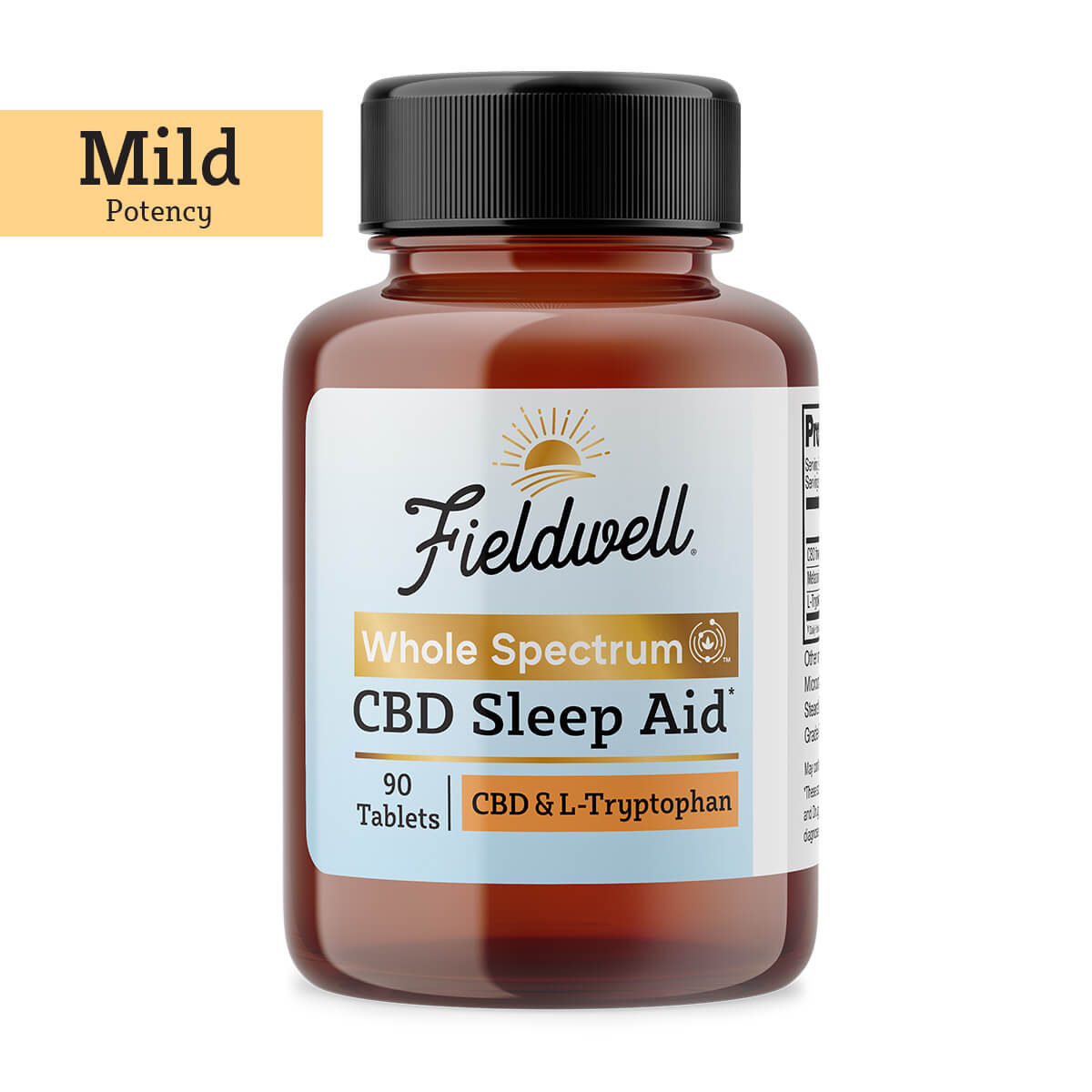 Whole Spectrum™ CBD Sleep Tablets - Mild - 90ct | Fieldwell CBD - Whole ...