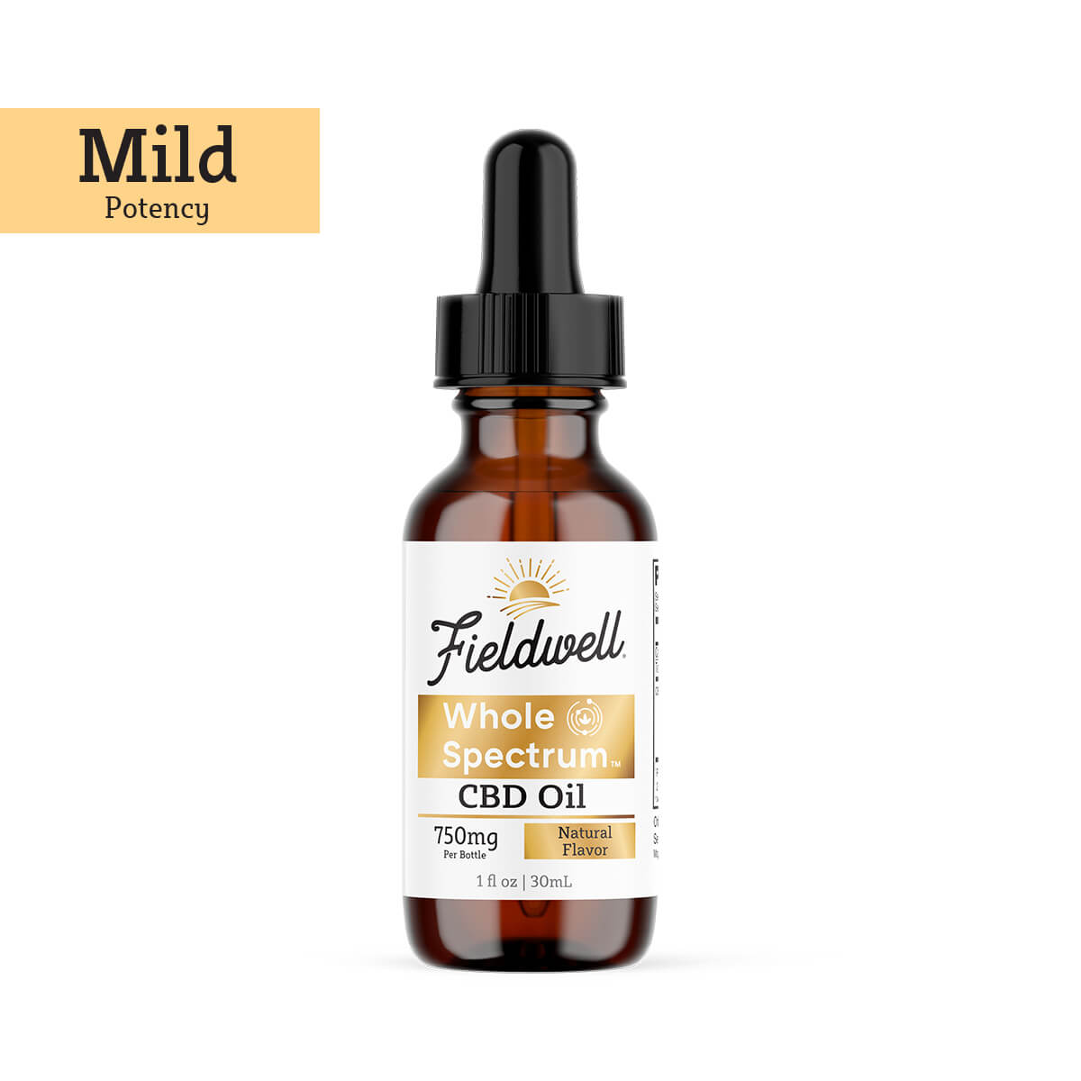 Whole Spectrum™ CBD Oil - Mild - 750mg - Natural Flavor | Fieldwell CBD ...